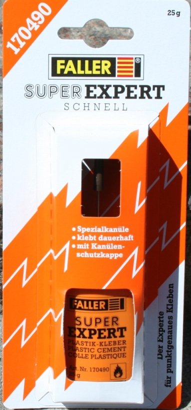 Faller 170490 Plastik lim 25g. - Spor HO Modelhuse/byggesæt - Tim´s ...