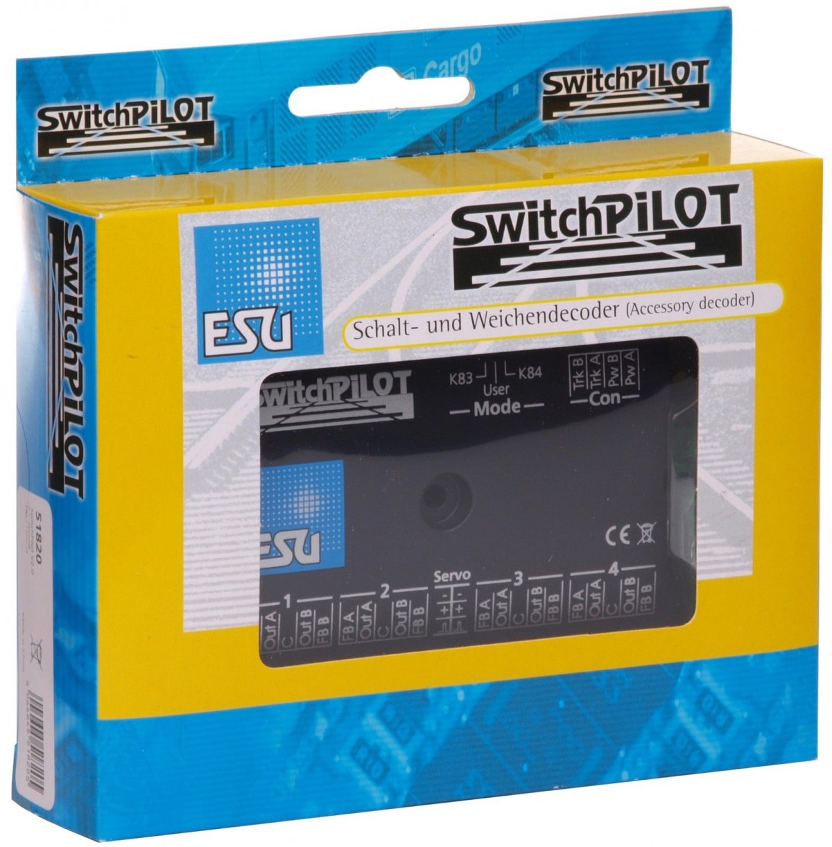 ESU 51820 SwitchPilot V2.0, 4 fags magnetartikel dekoder - ESU ...