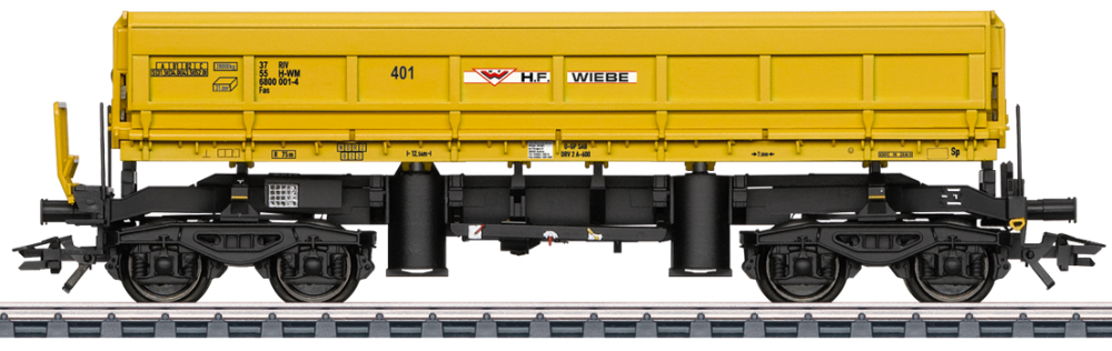 MHI model. Märklin 48459-03 PRIVAT sidetipvogn type Fas eller Fakks ...