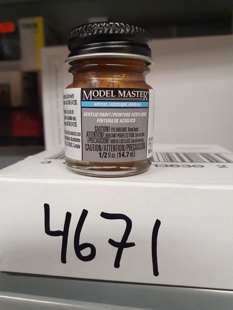 Model Master T4671 acryl maling 14,7 ml. Farve guld - Model Master ...