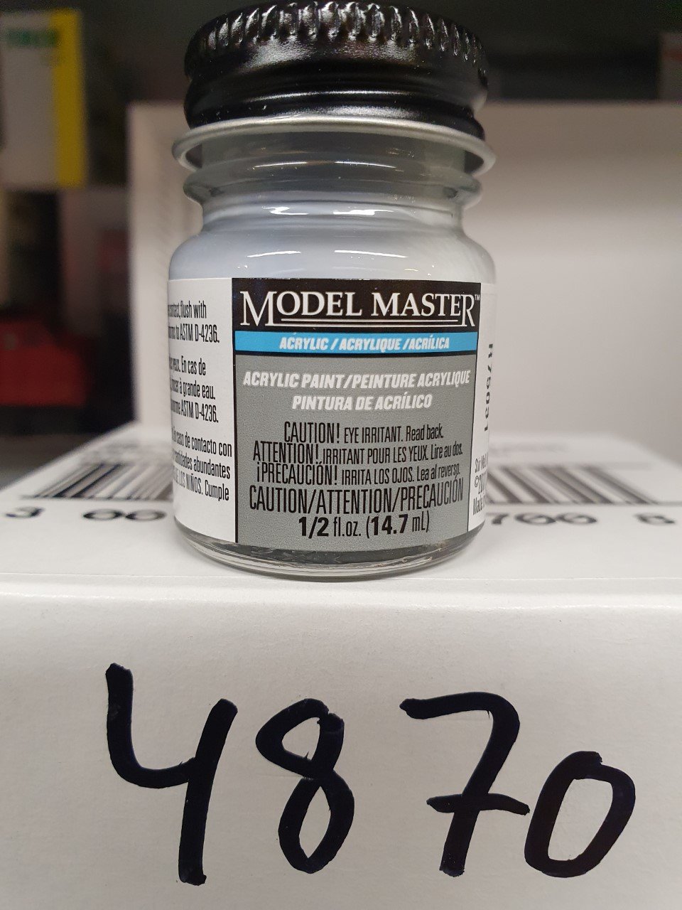Model Master T4870 acryl maling 14,7 ml. Farve 507-c lysegrå - Model ...