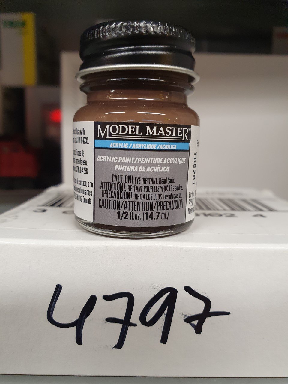 Model Master T4797 acryl maling 14,7 ml. Farve chokoladebrun - Model ...