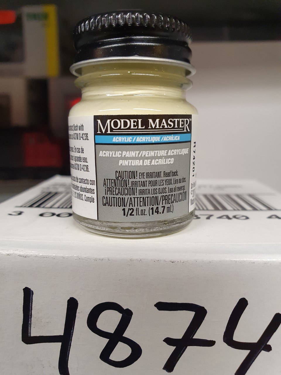 Model Master T4874 acryl maling 14,7 ml. Farve aged hvid - Model Master ...