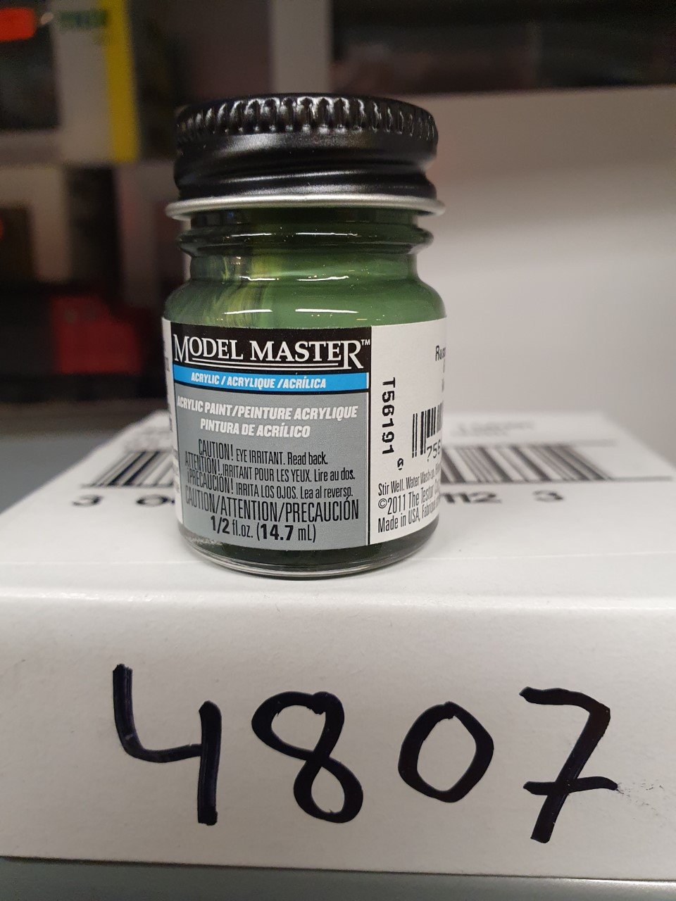 Model Master T4807 acryl maling 14,7 ml. Farve russian. Armor grøn ...
