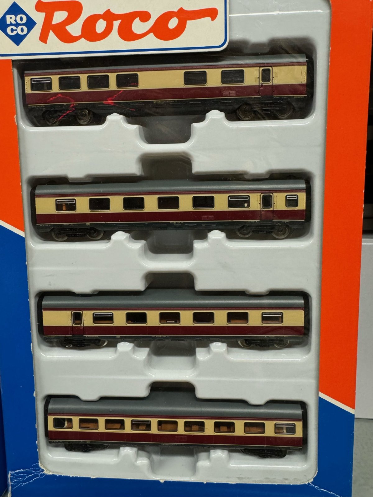 Roco 23015 spor N DB mellemvognsæt 4 delt til 23005 dieseltogsæt VT 11. ...